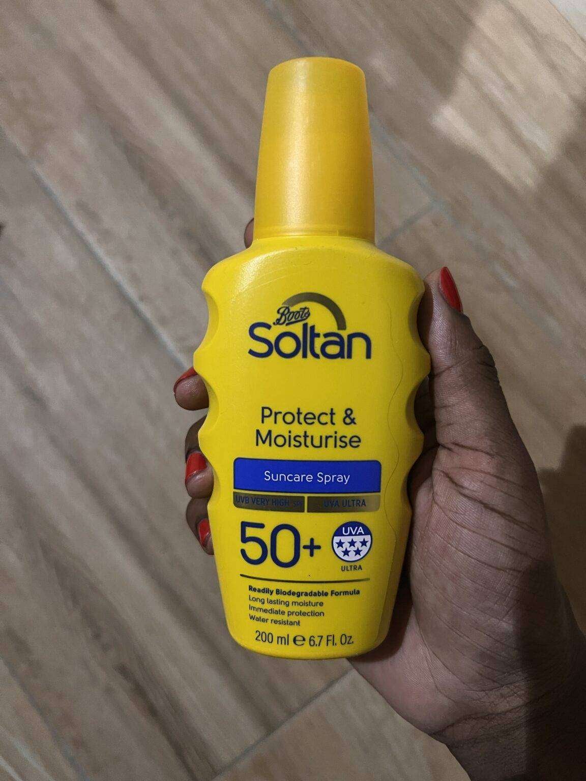 Soltan Protect and Moisturise Spray SPF50+ 200ml | Price in Ghana ...